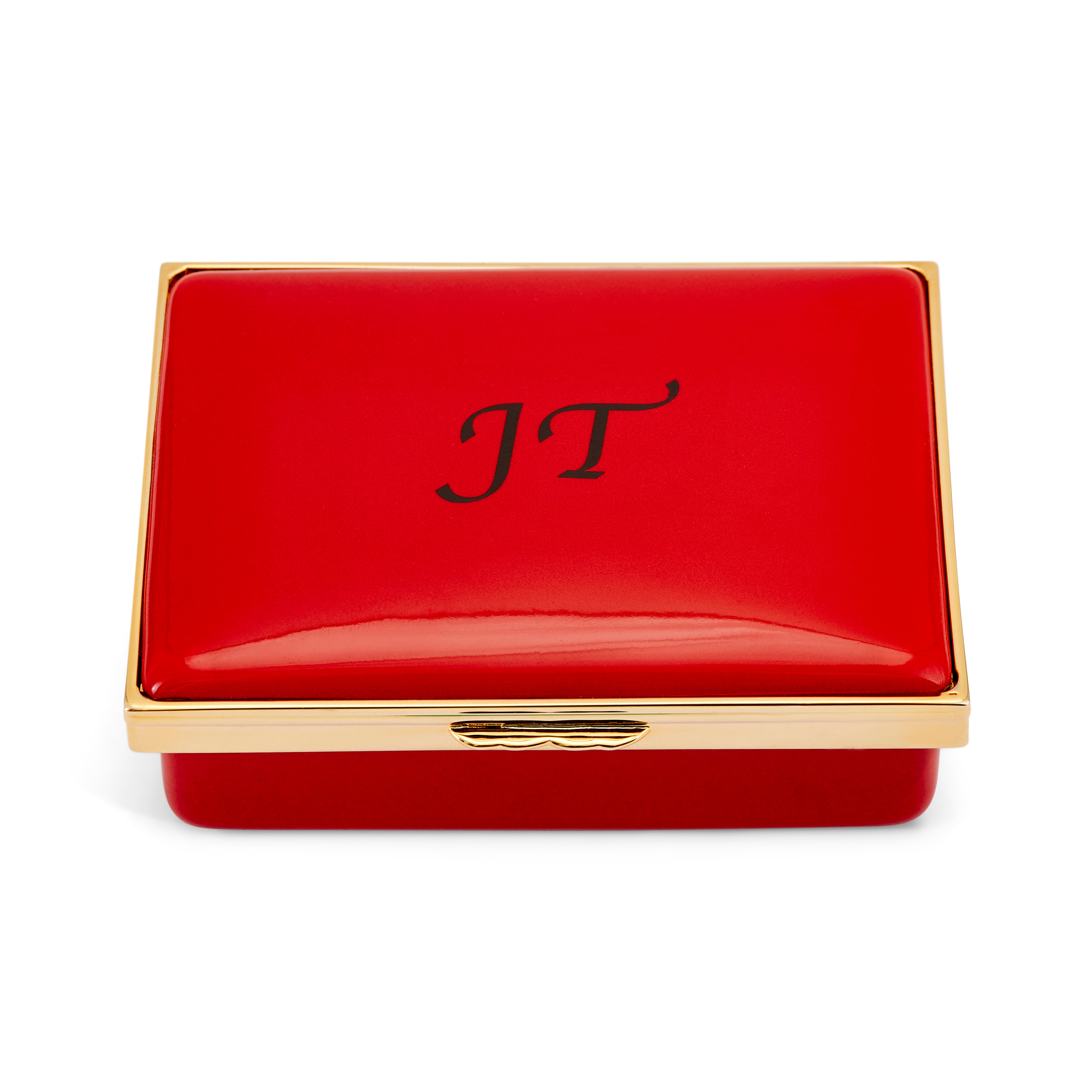Blank Canvas Large Deep Red Enamel Box – HALCYON DAYS