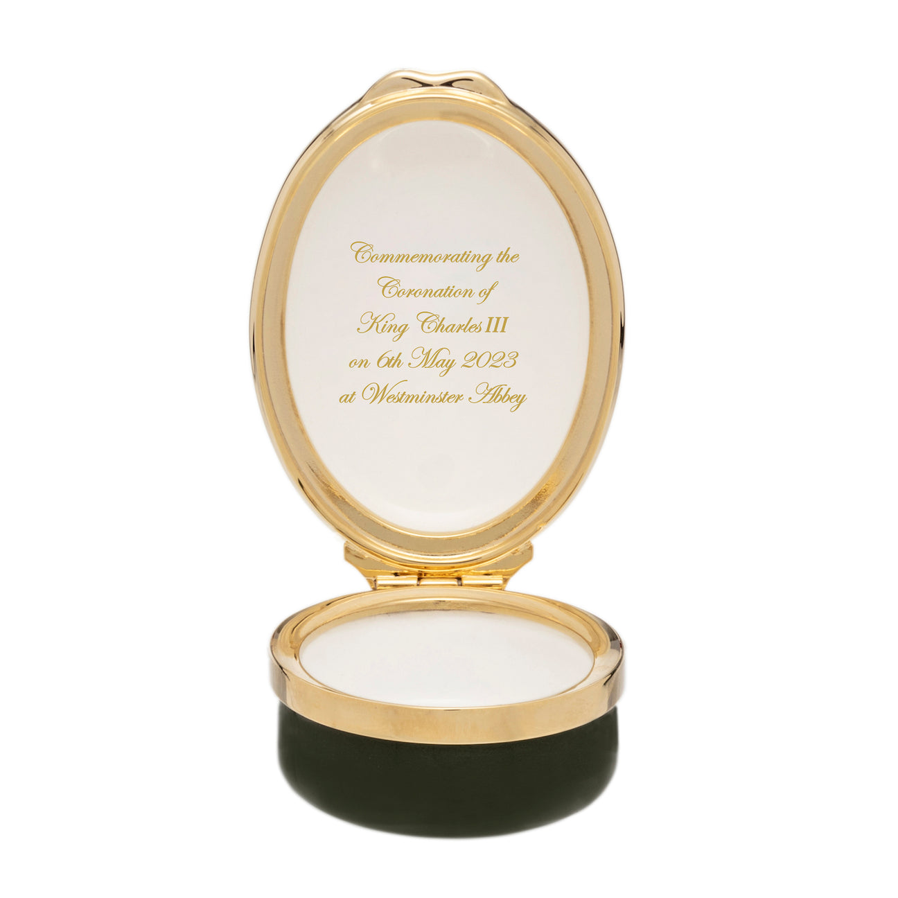 Coronation Cypher Enamel Box - Oval – HALCYON DAYS