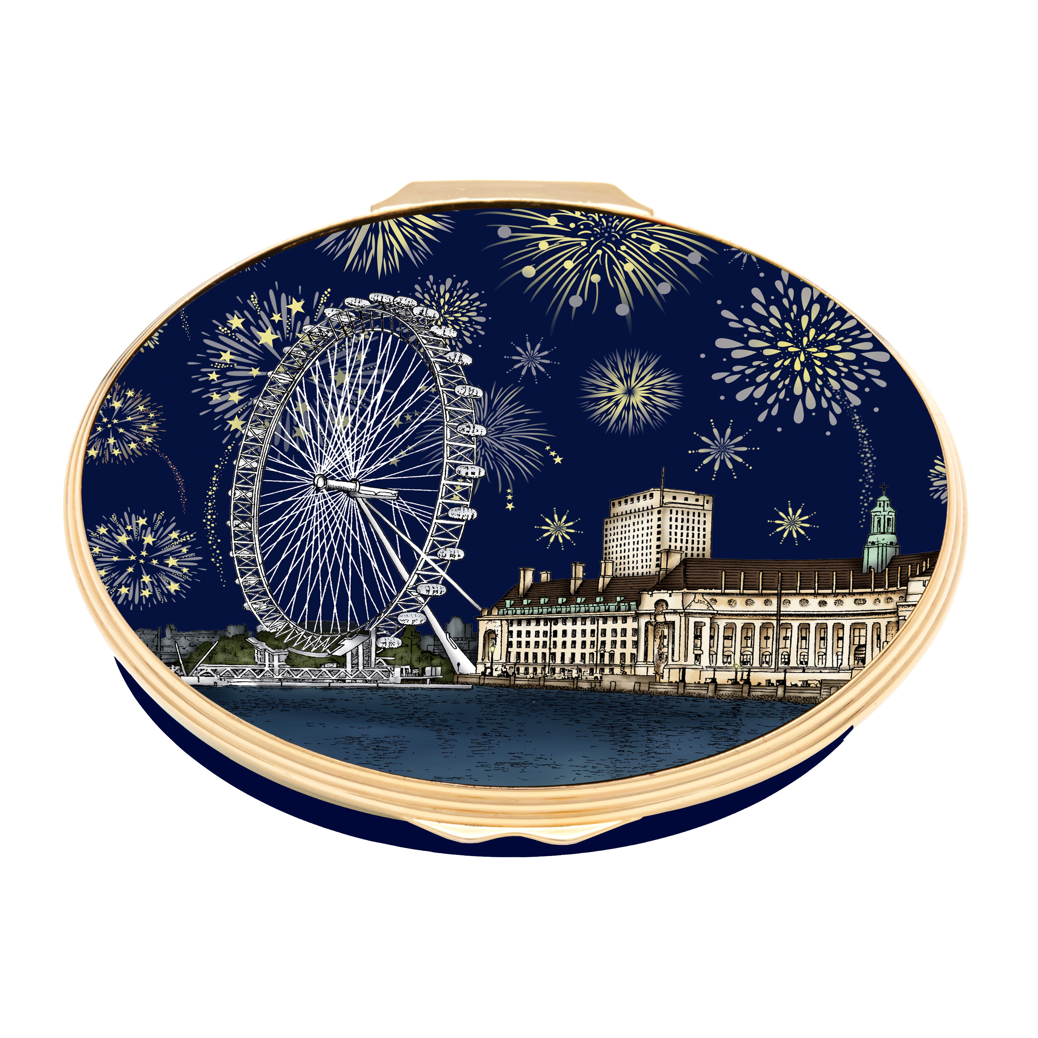 The London Eye 25th Anniversary Enamel Box – Halcyon Days