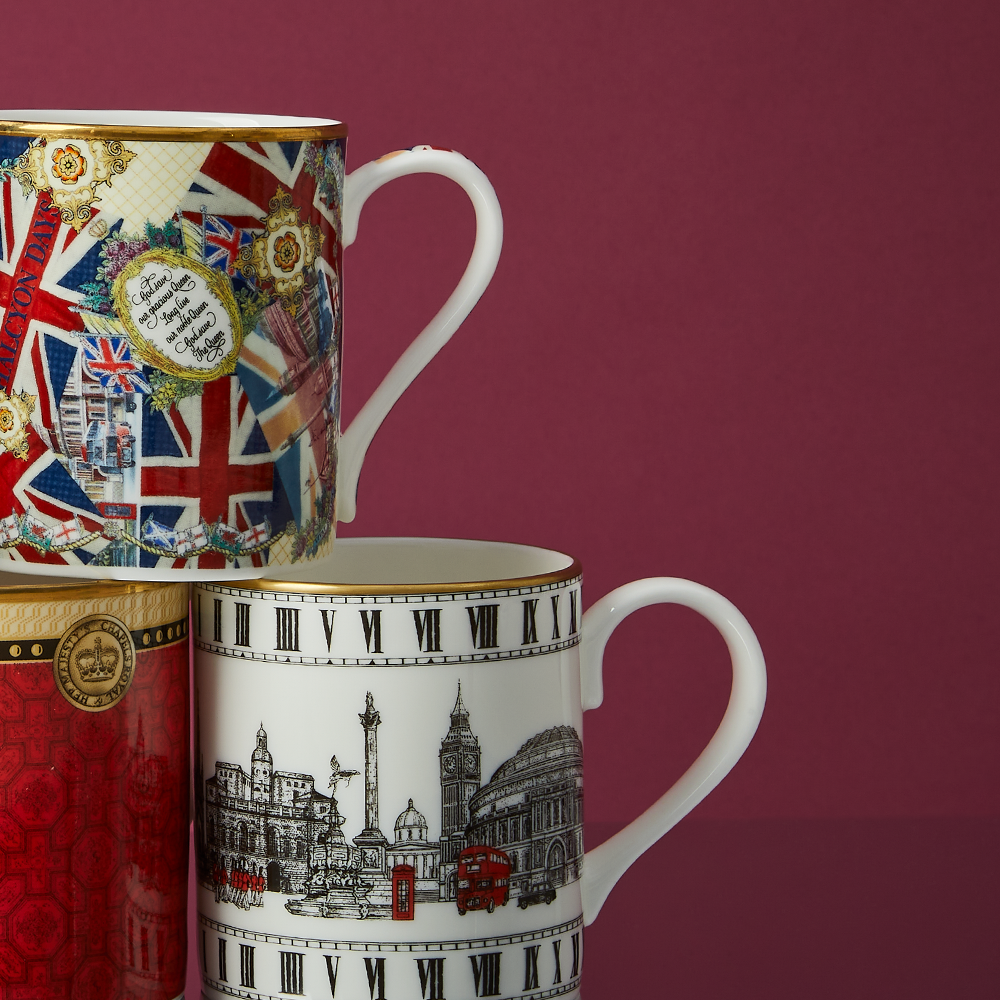 English Fine Bone China Mugs | Halcyon Days – Halcyon Days