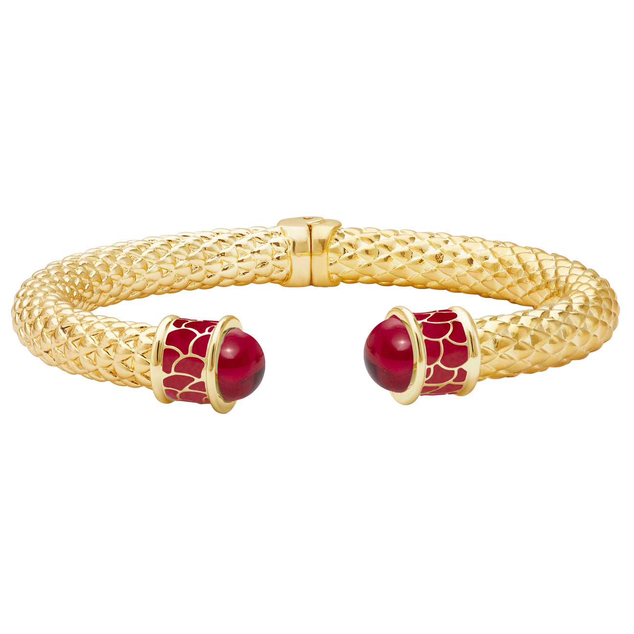 Minoan Torque Ruby & Gold Bangle – HALCYON DAYS