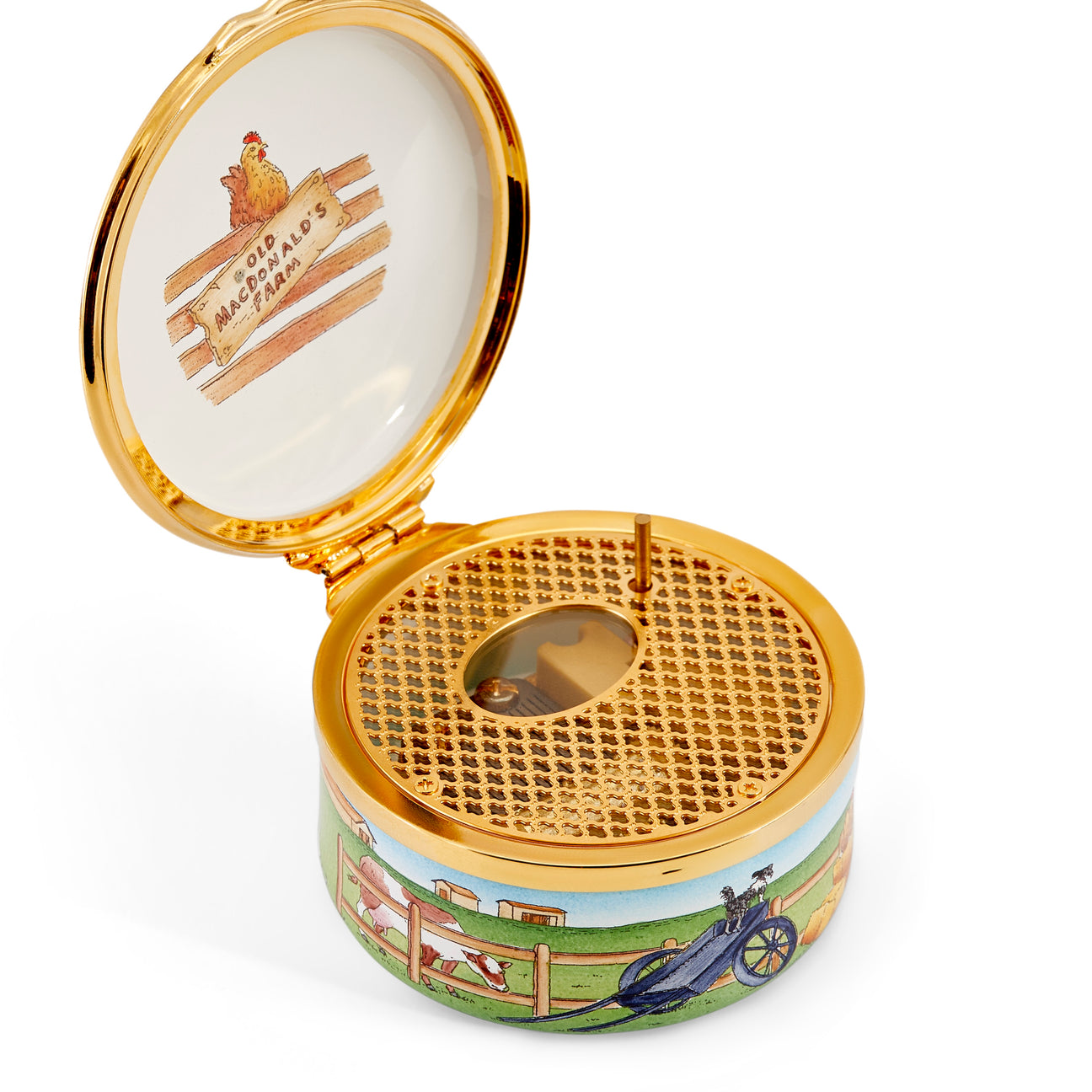 Old Macdonald Enamel Musical Box – HALCYON DAYS