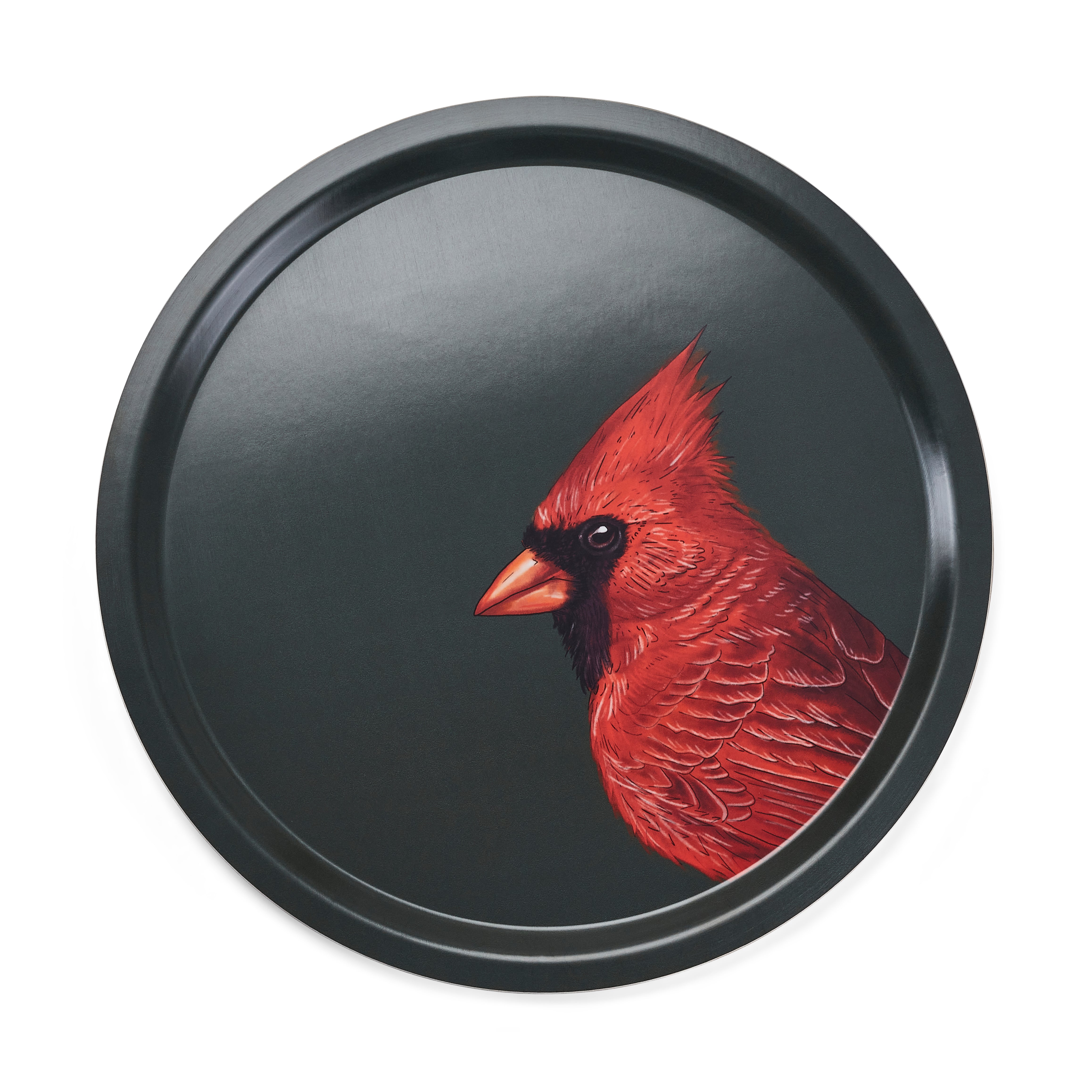 Woodland Wildlife Red Cardinal Round Tray – HALCYON DAYS