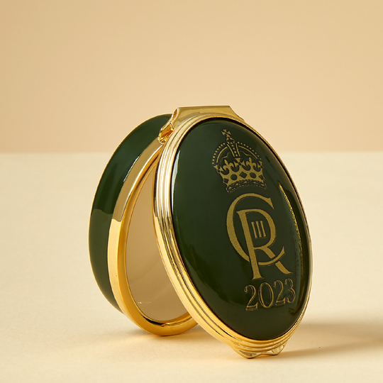 Coronation Cypher Enamel Box - Oval – HALCYON DAYS