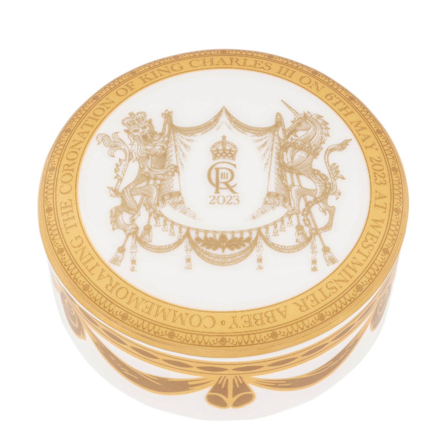 Coronation Gold Trinket Box – HALCYON DAYS