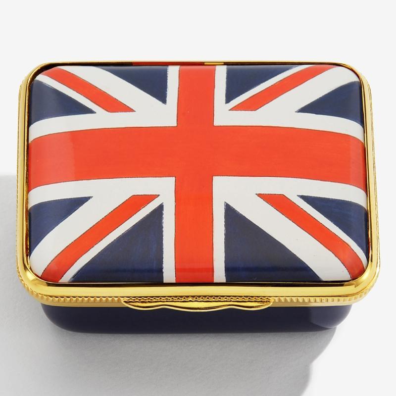 The Union Flag Enamel Box | Halcyon Days – HALCYON DAYS